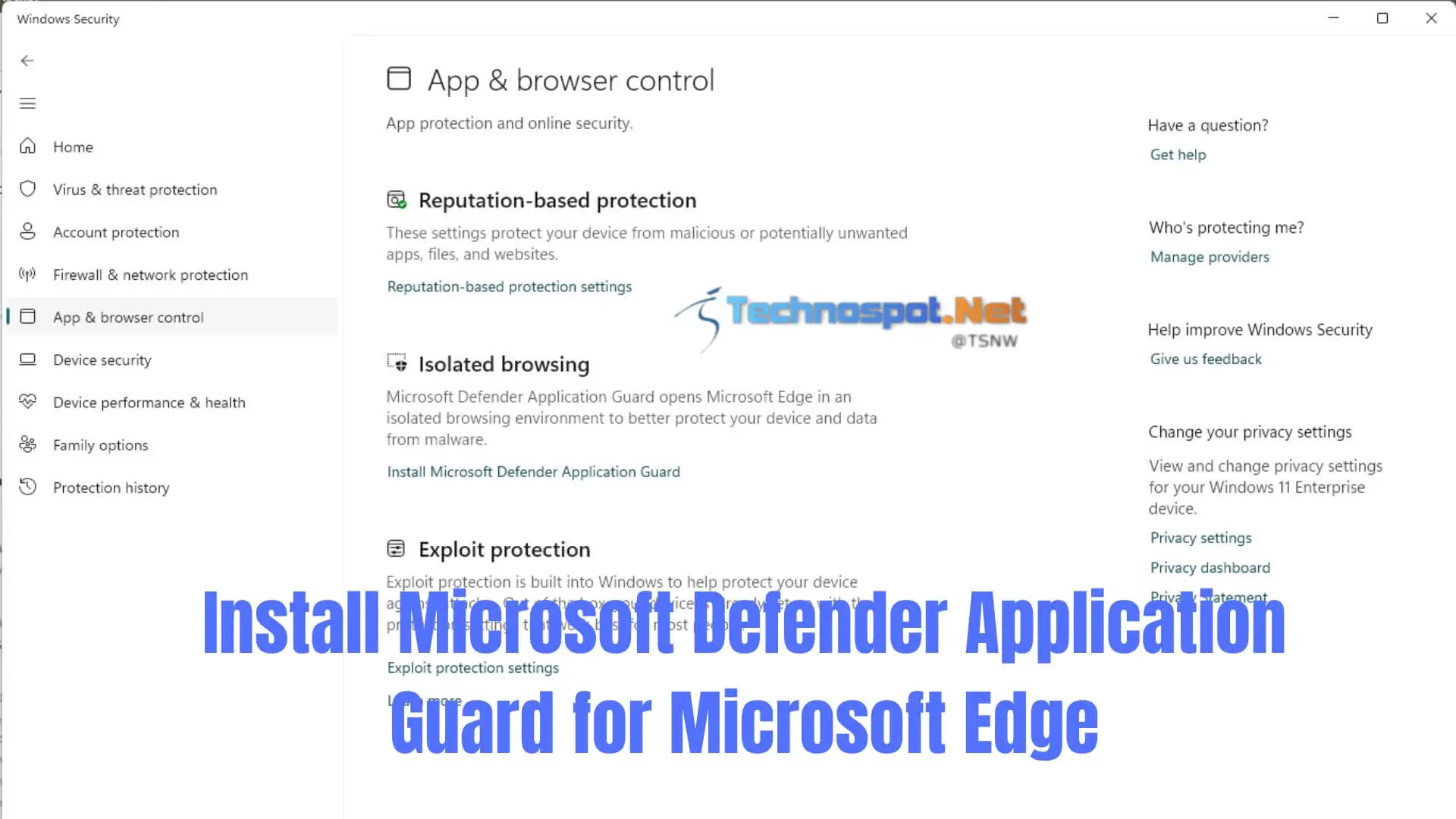 Install Microsoft Defender Application Guard for Microsoft Edge Install Microsoft Defender Application Guard for Microsoft Edge